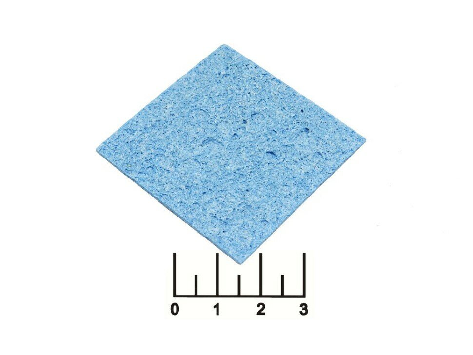 Губка для очистки жал паяльника 50*50*2мм