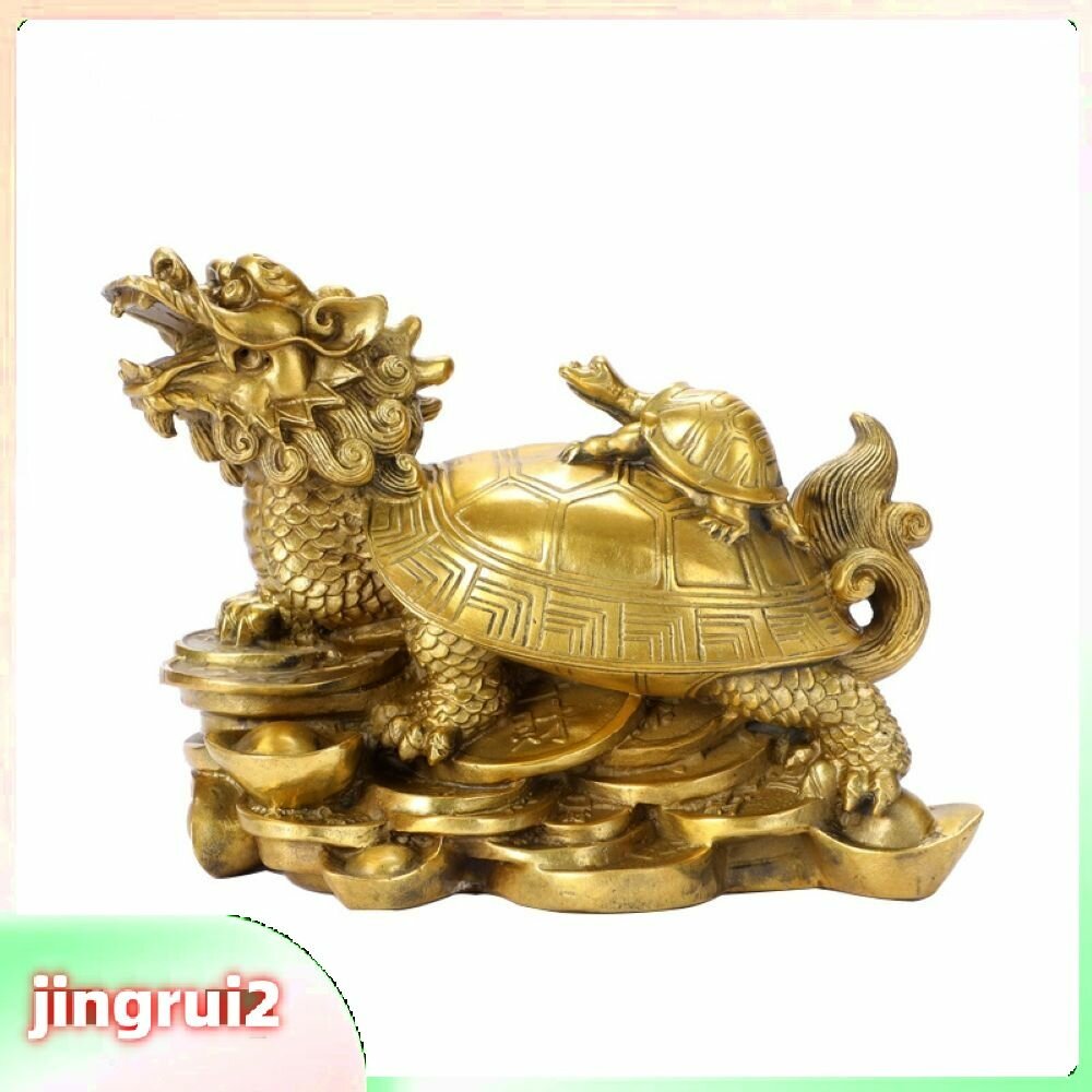 Статуэтка Драконочерепаха, Фен-Шуй, Бронза (11,5*7,5*9,5 см.) Китай