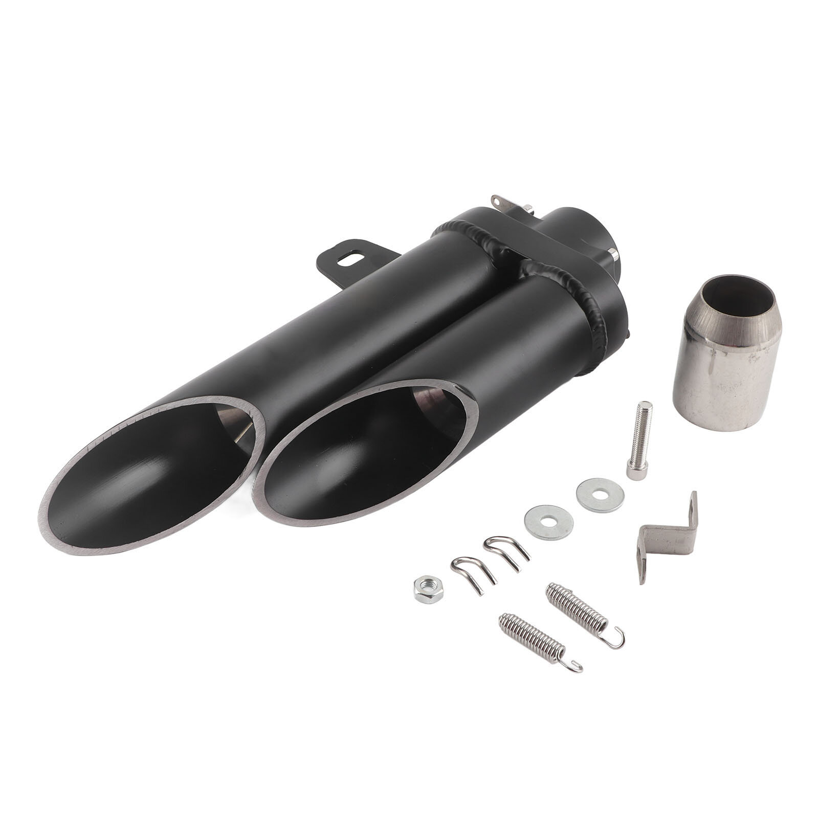Универсальный двойной глушитель для мотоцикла, задняя труба, выхлопная труба для R6 MT‑03 MT‑07 MT‑09
