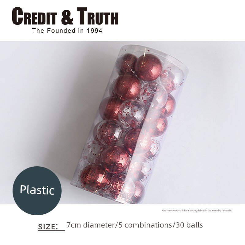 7,0 см рождественский шар с звездным небом в классическом красном цвете для украшения елки