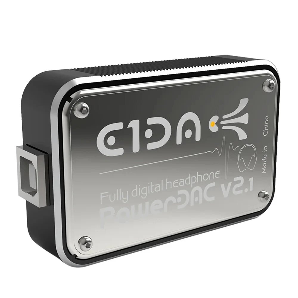 E1DA Power DAC V2.1 Усилитель для наушников PEQ DSP BLE ЦАП с адаптером 2,5/3,5 и кабелем типа B на A