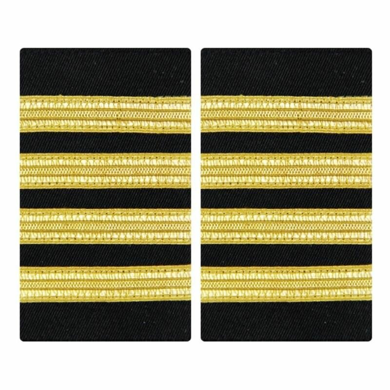 Капитанские погоны с золотыми полосами, Стиль 9