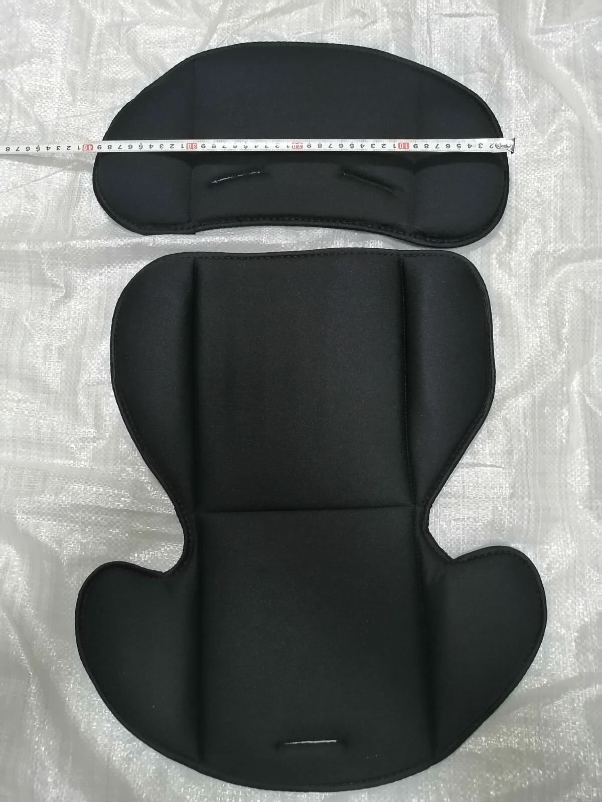 Вкладыш для автокресла детского раздельный черного цвета