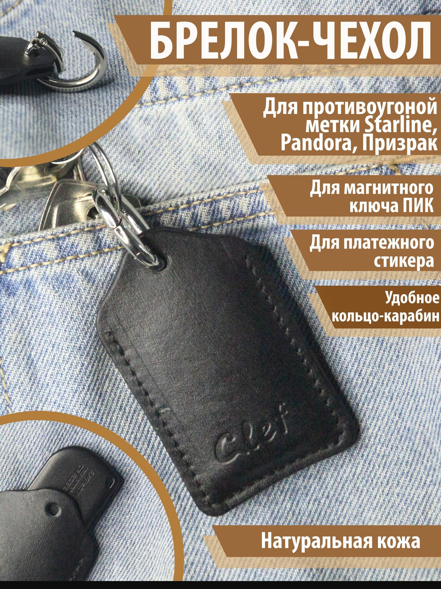 Чехол-брелок для метки Starline, Pandora, Shar-khan, Призрак, для магнитной карты и для трекера AIRTAG