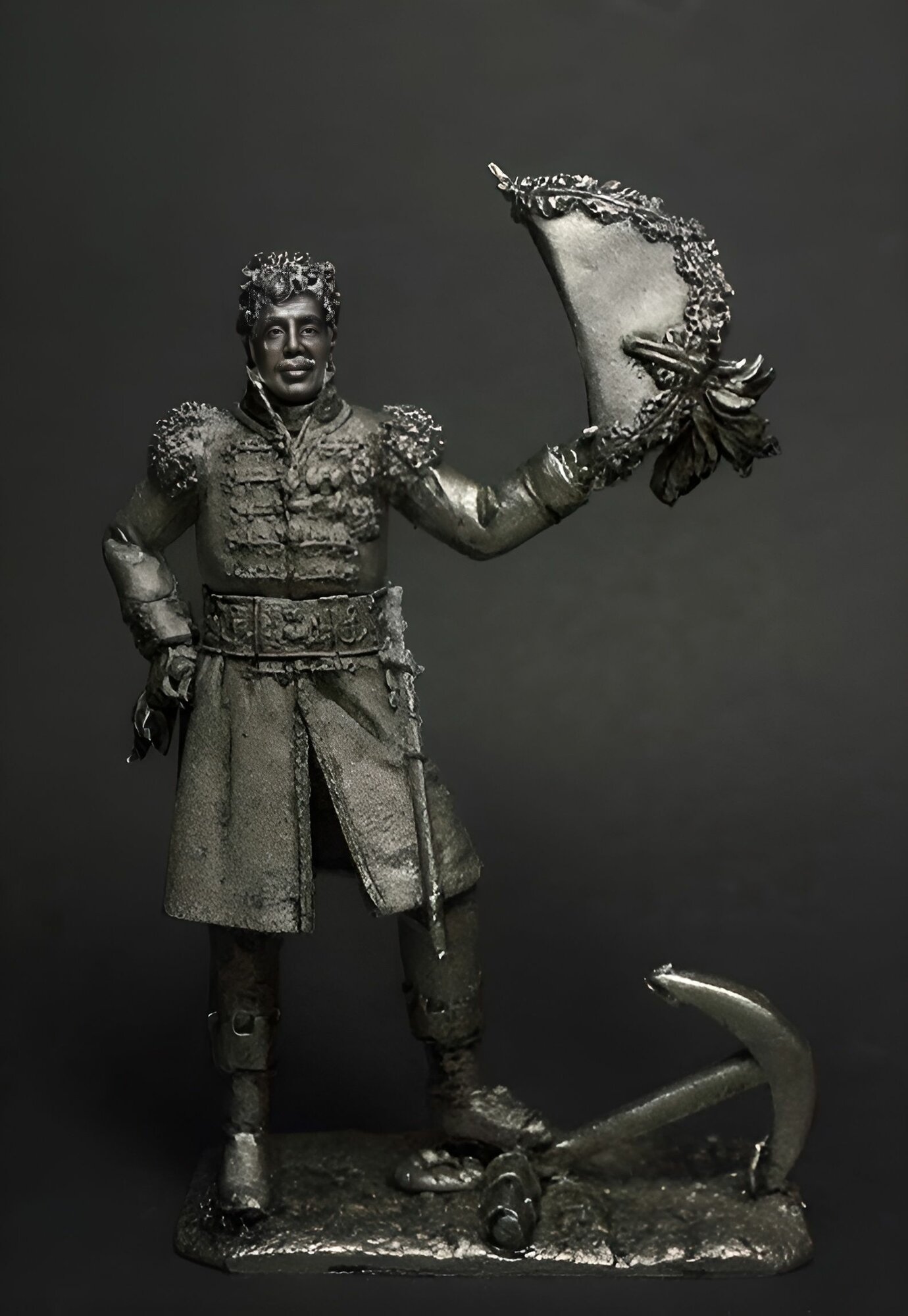 Коллекционный оловянный солдатик фигурка Мюрат в форме адмирала флота. 1811 6 см Масштаб 1/32