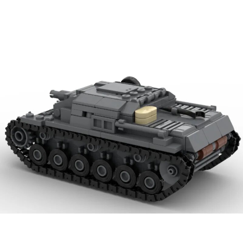 MOC военный танк B из пластика