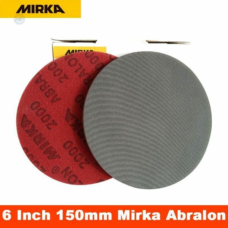 Лист шлифовальный Abralon, универсальная тканевая шлифовка для гелькоута, пластика, лака и композитов, сухая и влажная обработка, предполировочная финишная шлифовка