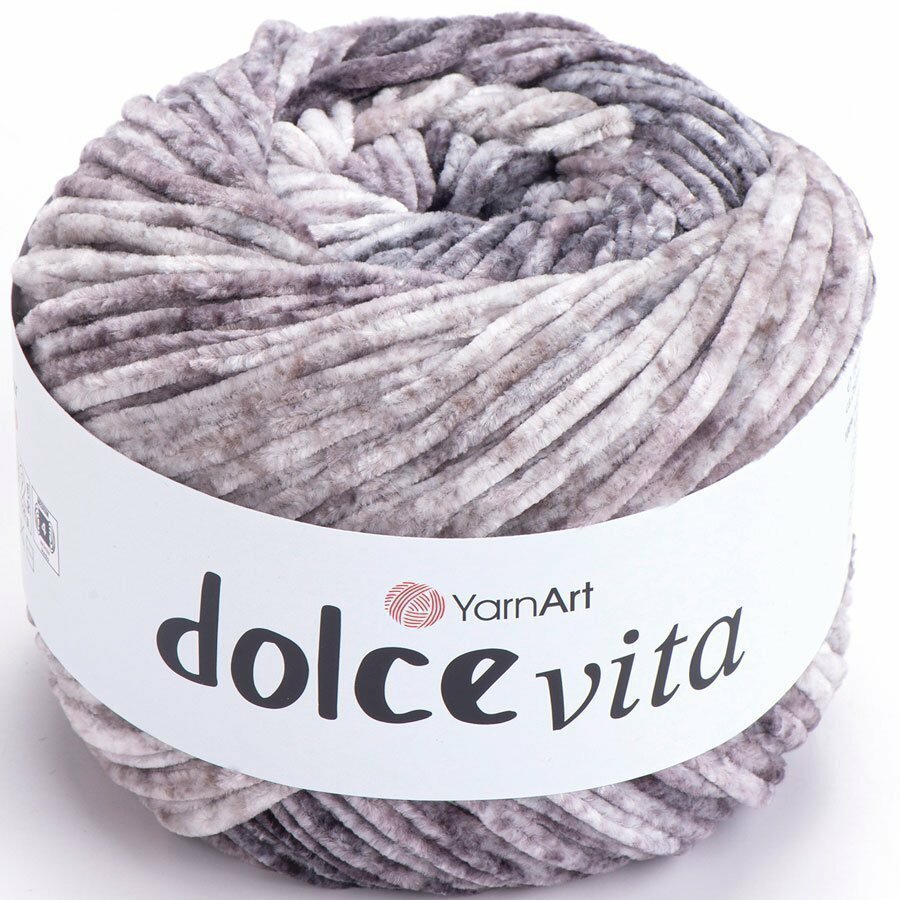 Пряжа Yarnart DOLCE VITA 3401 серо-бежевый (3 мотка)