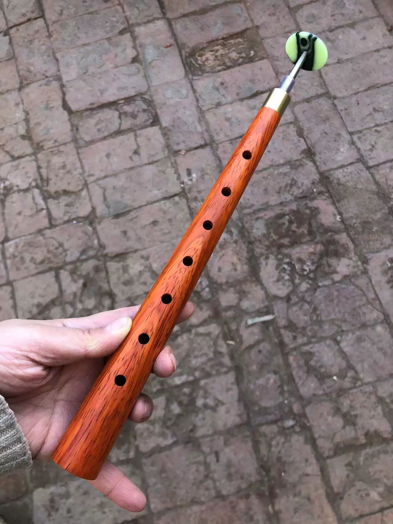 Полюс северо-восточной сусоны, две динамики, среднее отверстие, нефиксированный, настроенный народный шест суона 1 фут