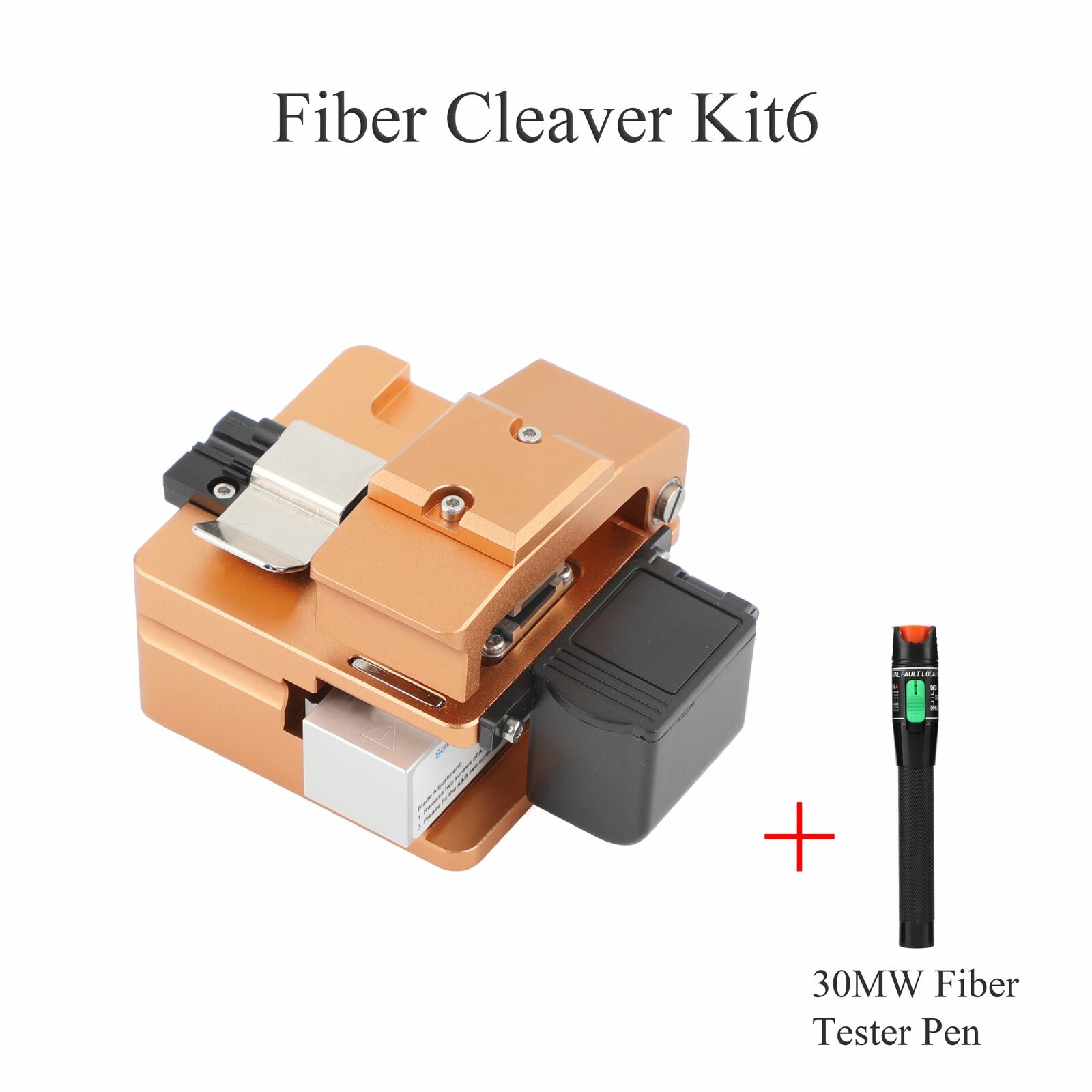 Высокоточный скалыватель волокон FTTH со сборщиком отходов для волокон 0,25/0,9/3,0 мм