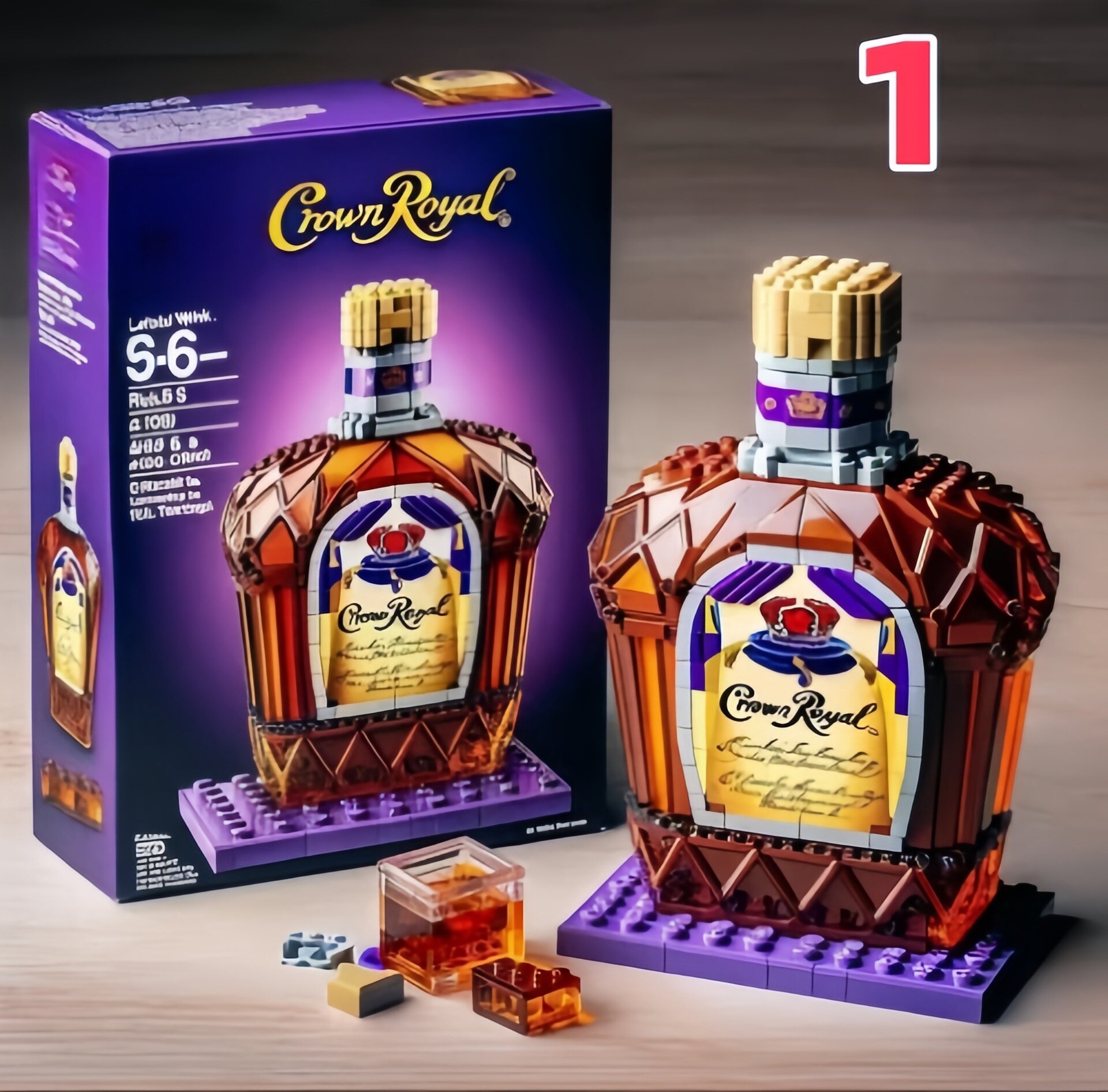 Строительные блоки, бутылки для виски, бутылки для иностранного вина, украшения, креативные бутылки для вина, игрушки, подарки, образовательные подарки, хороший выбор для индивидуальной настройки.