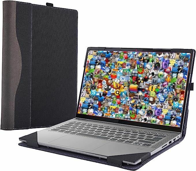Чехол для ноутбука Hp Probook 440 G8 G9 640 445, Zhan 66 G6 G5 14" для EliteBook 1040 G5 G6 840 G7, серия Съемный чехол для ноутбука Защитная сумка для компьютера.(черный)
