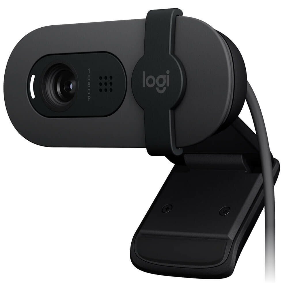 Web-камера Logitech Brio 95 960-001583, встроенный микрофон, графитовый
