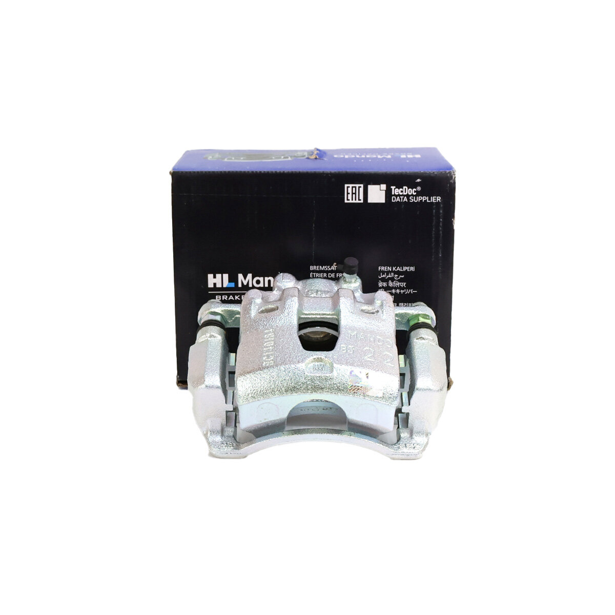 Суппорт тормозной передний левый MANDO Hyundai Solaris , Kia Rio ; 581801RA00