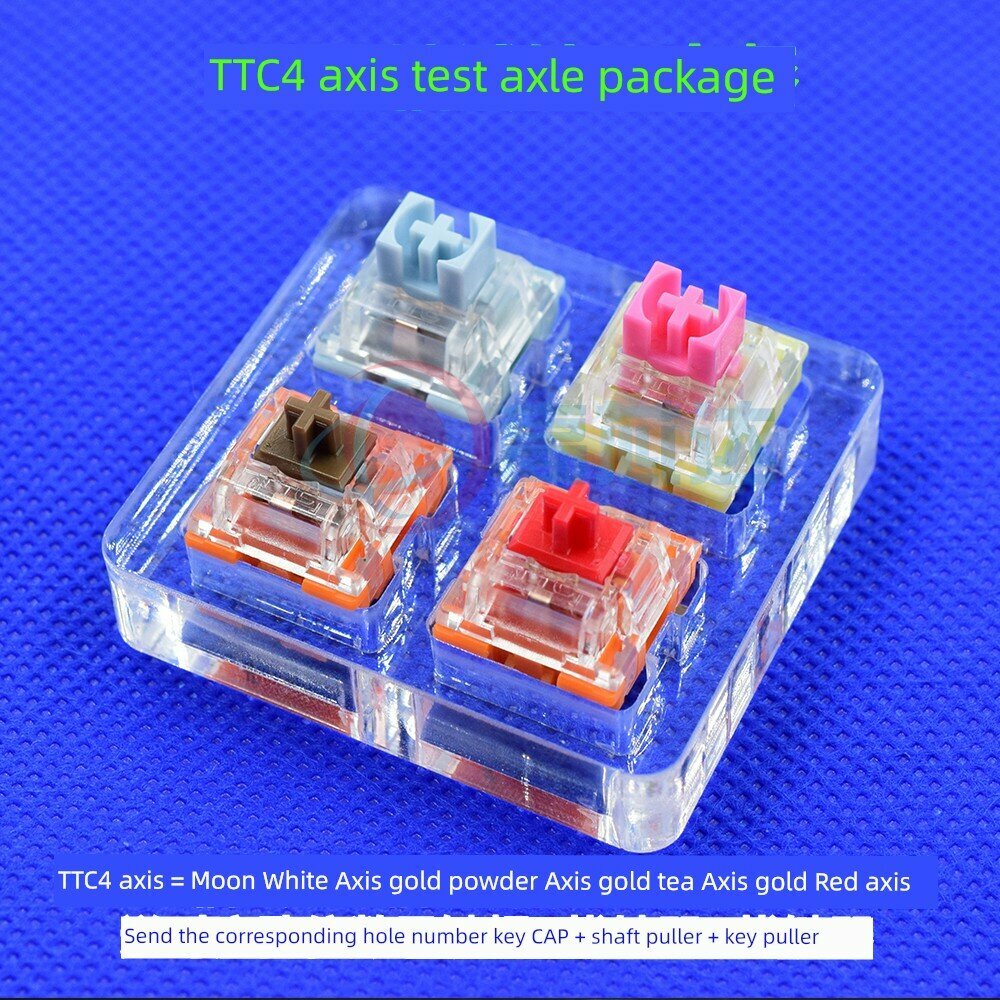 Новый тестер переключателей Cherry CHERRY, переключатели TTC Kaihua BOX, синие, красные, коричневые, белые, корпус