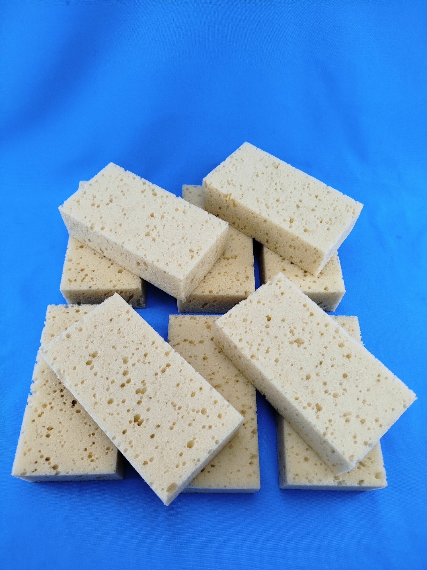 Губка поролоновая "AIRLINE" Прямоугольная, набор 10шт (крупнопористая)