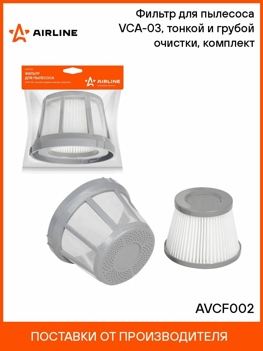Фильтр 3 шт для пылесоса Airline VCA 03 сменный AIRLINE AVCF002