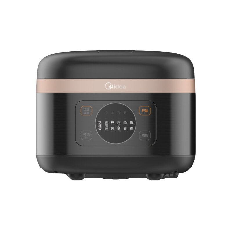 Рисоварка Midea черная, модель 13490269, для приготовления риса, автоматическое отключение, антипригарное покрытие