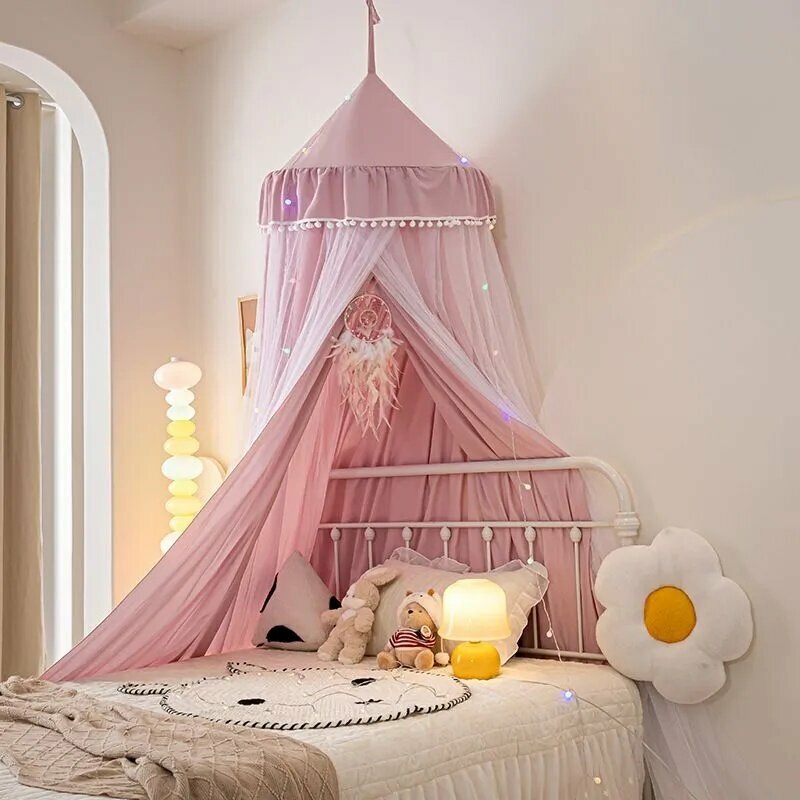 Балдахин розовый, светло-розовый