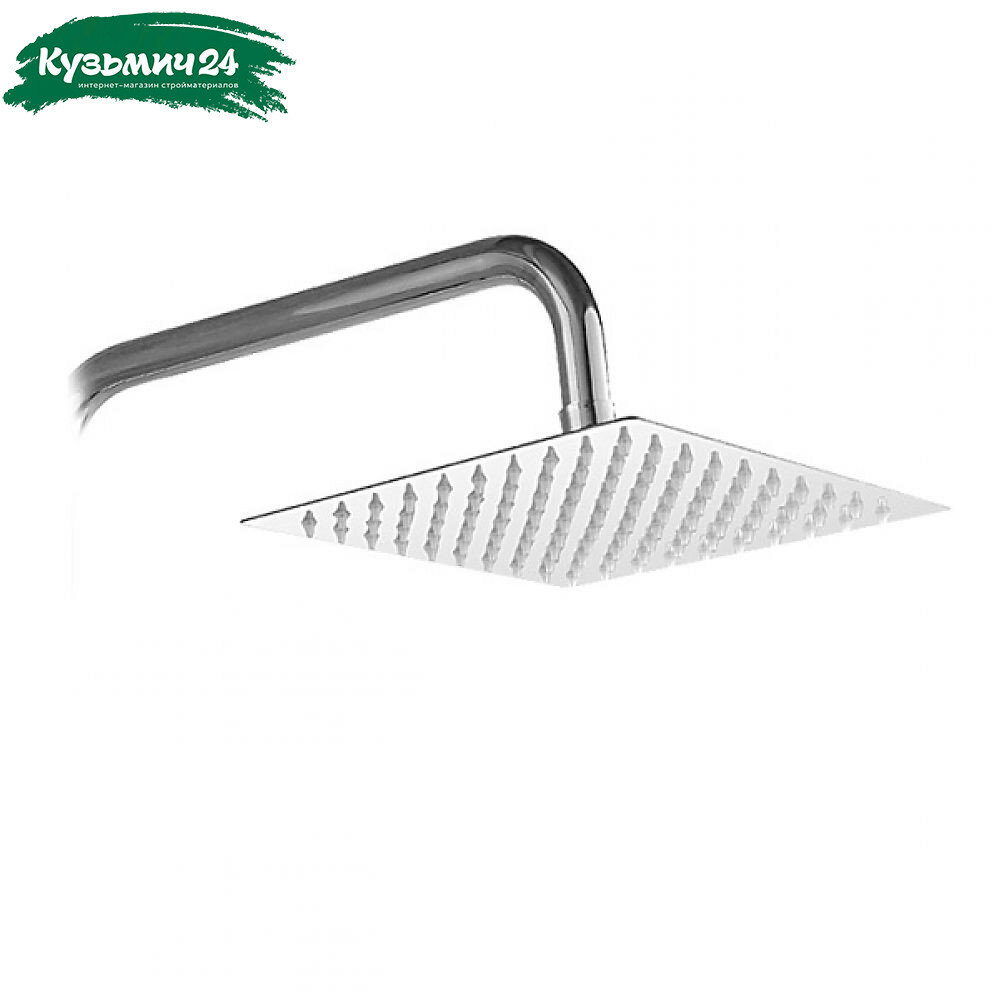 Лейка верхнего душа Gappo G28 Тропический душ, квадрат 200 мм, хром