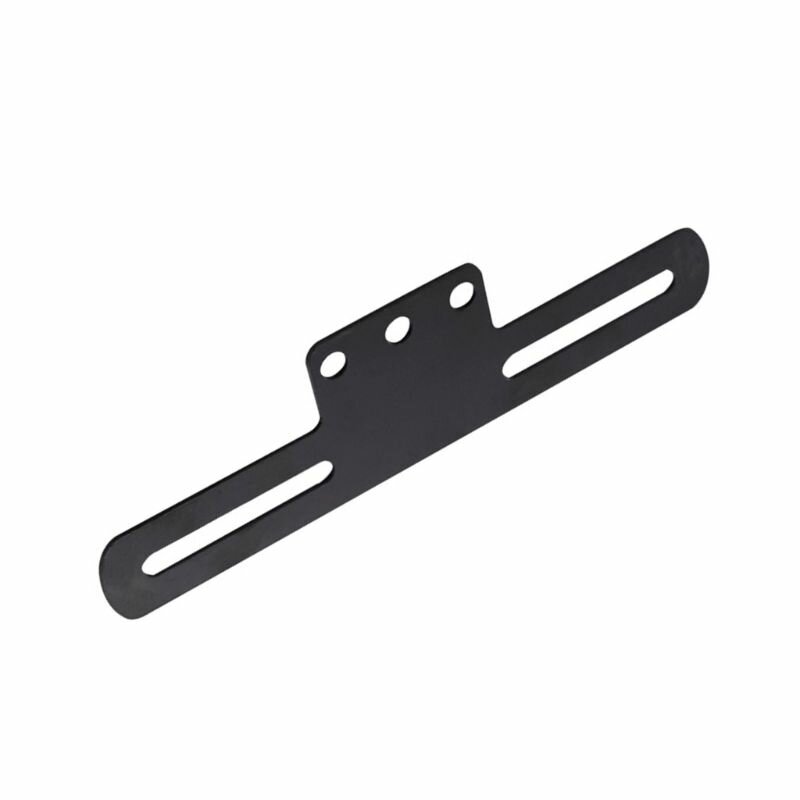 Универсальный металлический кронштейн заднего фонаря мотоцикла, номерного знака-черный