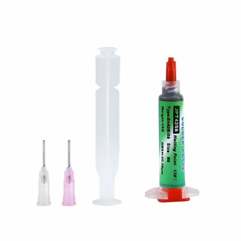 Паяльная паста Sn42bi58 низкотемпературная паяльная 138 градусов-15 г