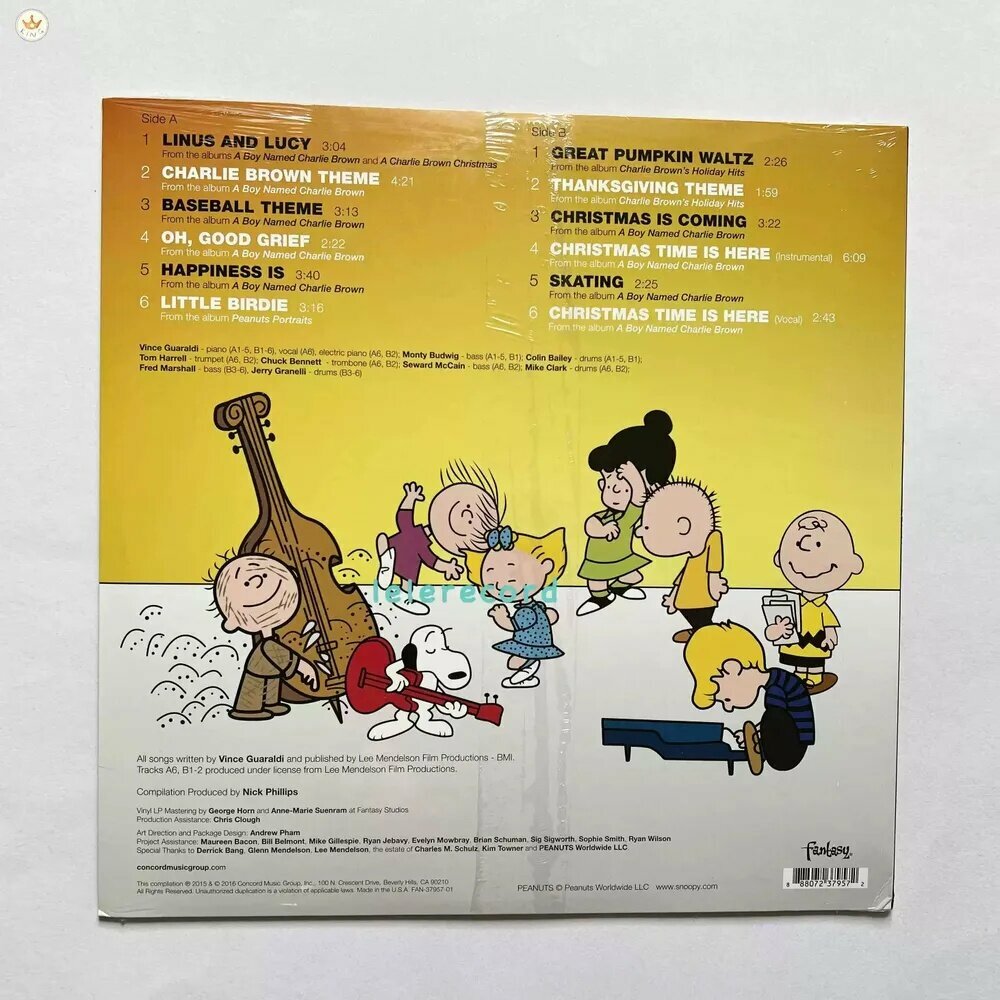 Альбом Peanuts Greatest Hits Винил с визуальным артом!