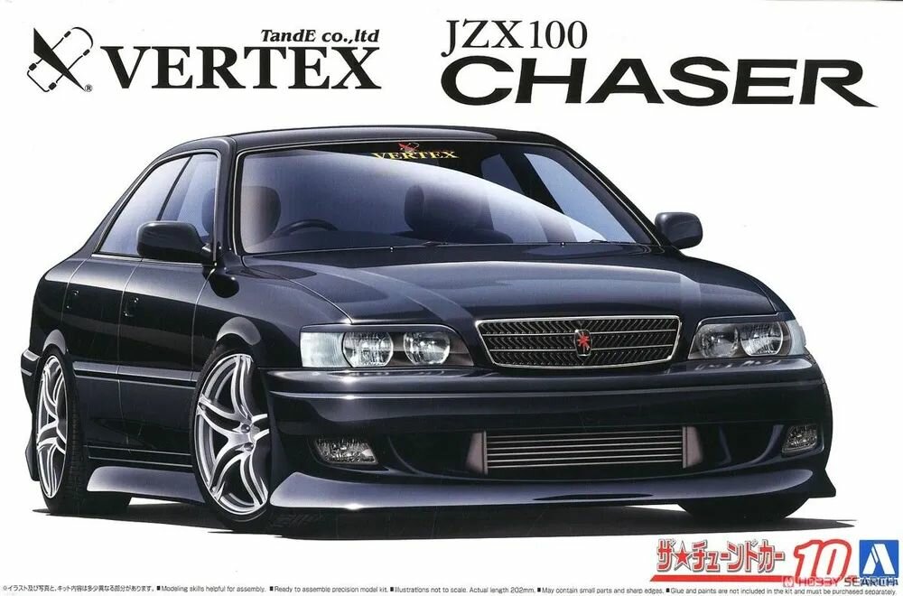 Сборная модель Машинка 05981 1/24 VERTEX Toyota Chaser JZX100 Tourer V 1998 car model kit