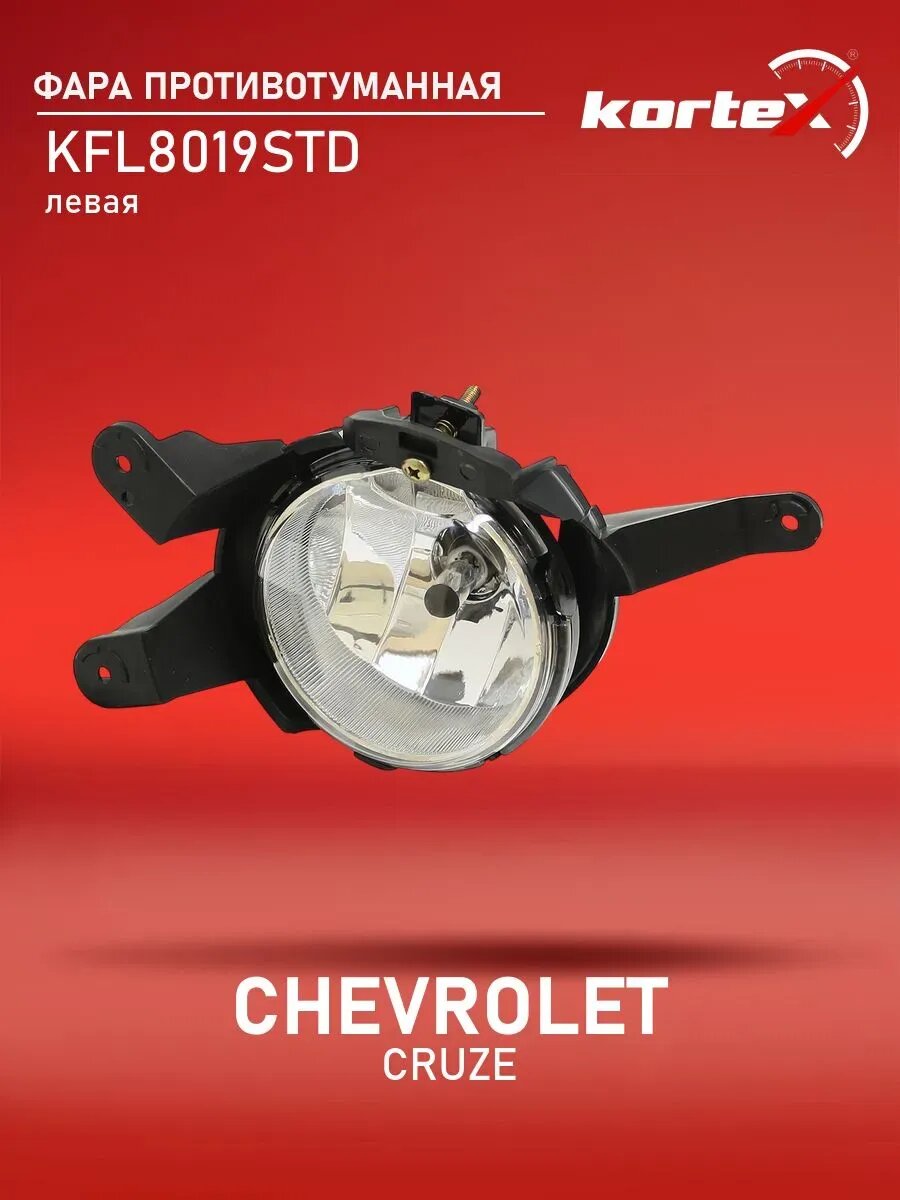 Фара противотуманная Chevrolet Cruze левая