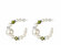 Серьги Phenomenal Studio, жемчуг Swarovski синтетический, кристаллы Swarovski, г...