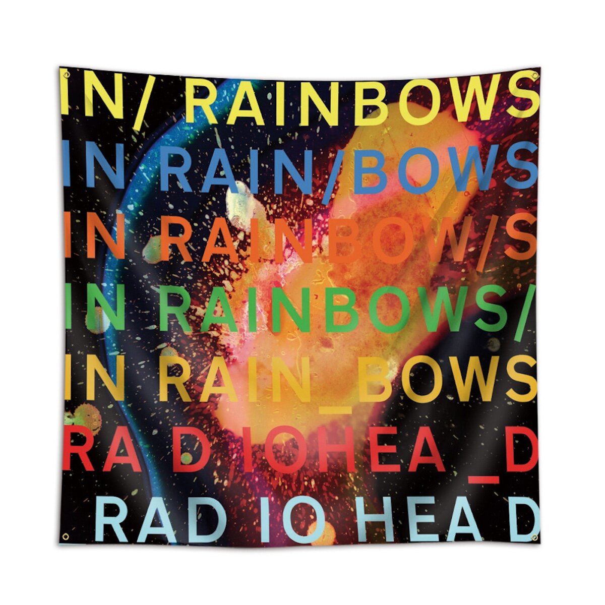 Флаговое искусство Radioheads Тапестри Аниме Флаг настенное украшение для спальни и гостиной 90x90см