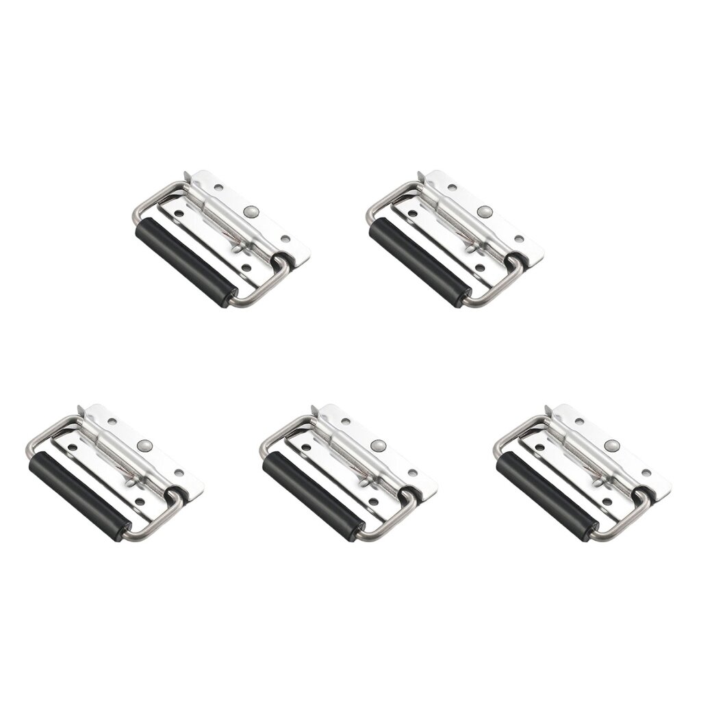 Упаковка из 5 Подпружиненных Складных Ручек Складные Ручки с Пружиной Ручка небольшого Дизайна для Ящиков для хранения и Ящиков для инструментов