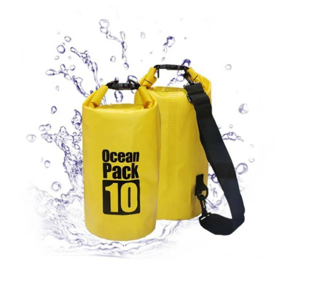 Гермочехол гермосумка на 10 литров для плавания из водонепроницаемого материала, для плавания на сапе / сапборде