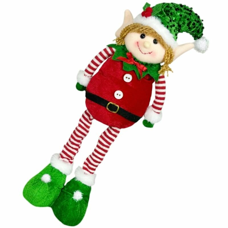 Рождественская новинка, подвесная ножка эльфа, телескопическое украшение куклы-B-женская модель