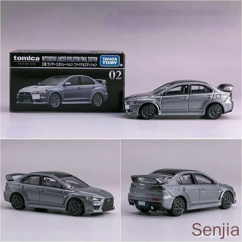 Машинка TOMICA TOMY 1/64 TP02 Mitsubishi Lancer EVOlution Final Edition Premium Подарок детям коллекции игрушек из сплава автомобилей