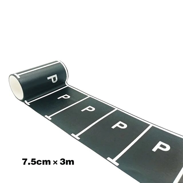 Креативная самодельная бумажная лента для дорог, железных дорог и поездов длиной 5 м/10 м, съемная трасса для гоночных автомобилей, украшение для дня рождения, подарочная игрушка