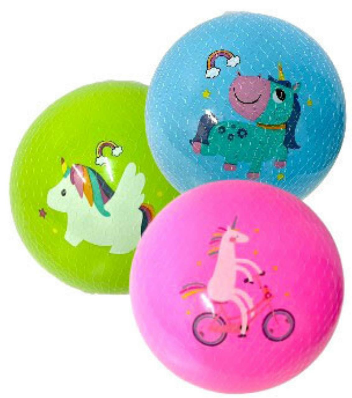 Мяч резиновый "Единорожки" 22 см 60 гр. 1 шт