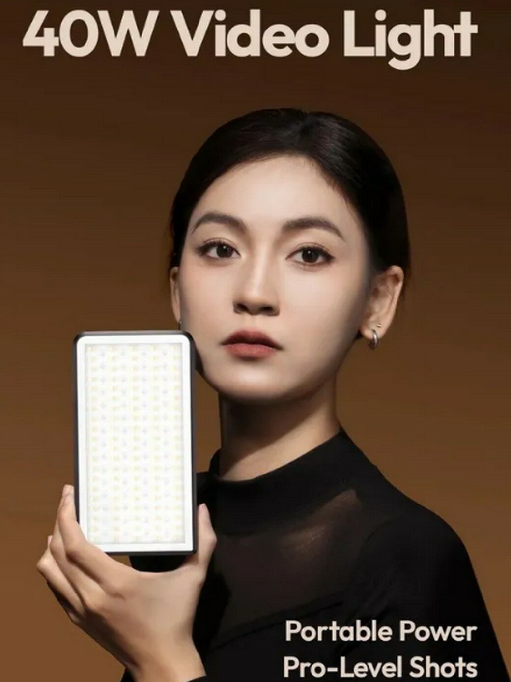 Светильник Ulanzi P40 Bi, светодиодный, 40 Ватт, встроенный аккумулятор