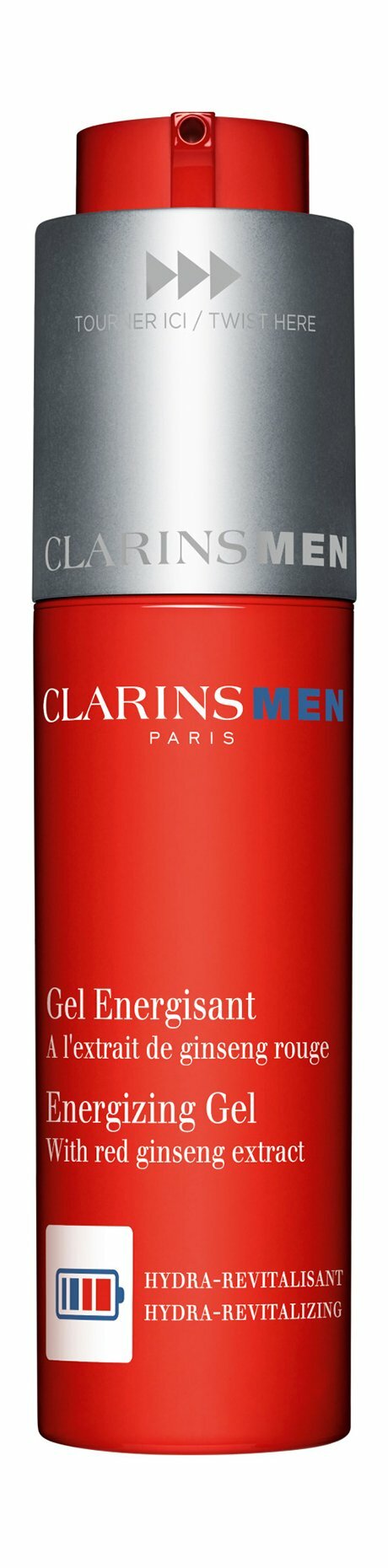 Clarins Men Energizing Gel Тонизирующий гель для лица против следов усталости с экстрактом женьшеня 50мл