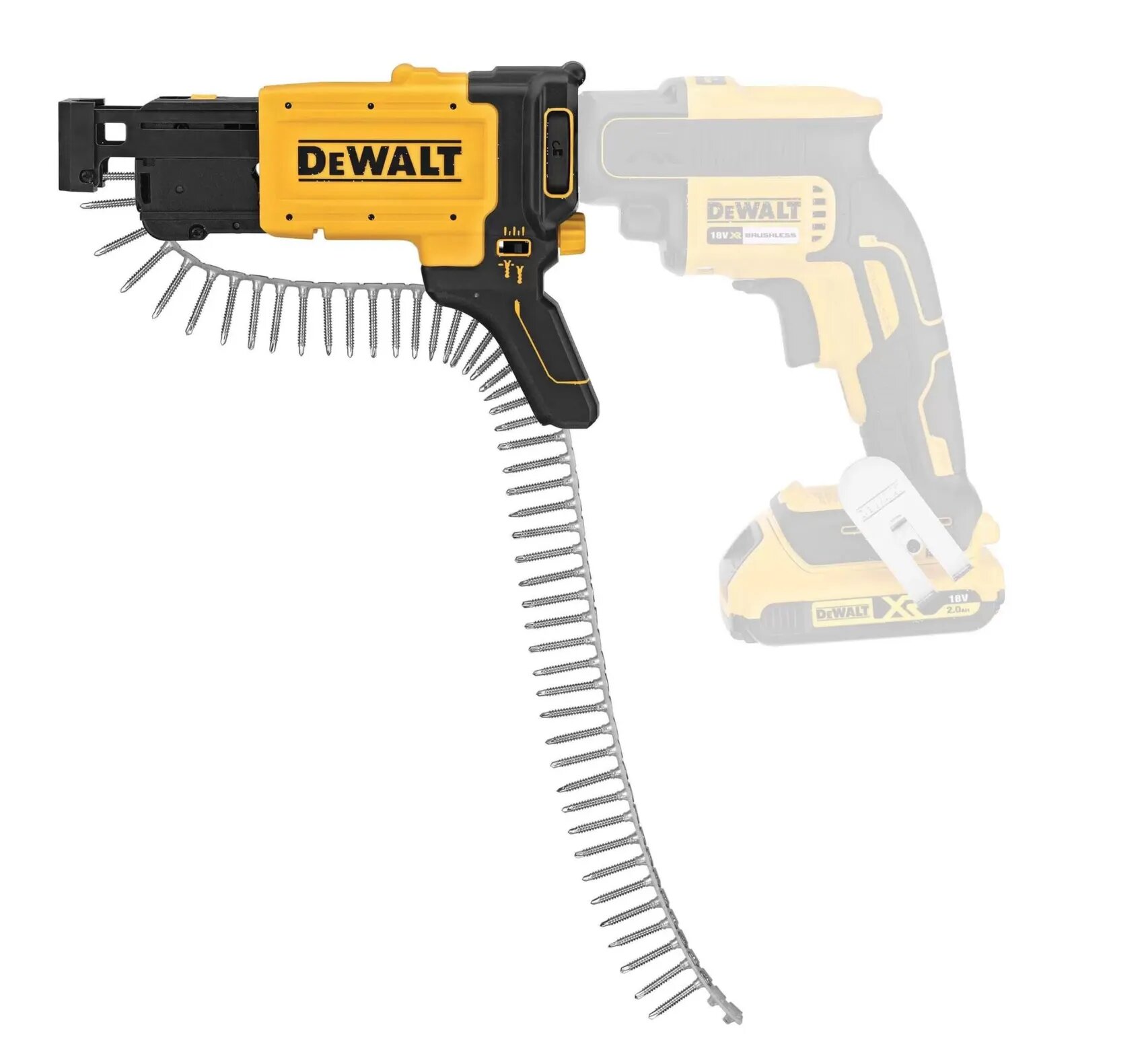 Ленточная насадка для подачи шурупов DeWalt DCF6202, для моделей DCF620 и DCF621