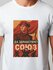 Футболка PRINTSHOT, 1 шт., размер L, белый
