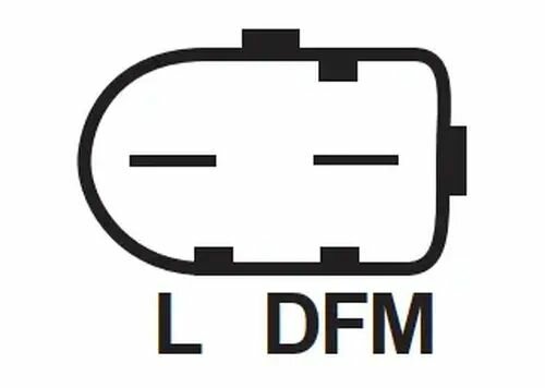 Генератор 12V 110A без шкива Fiat Ducato, Iveco Daily 04>