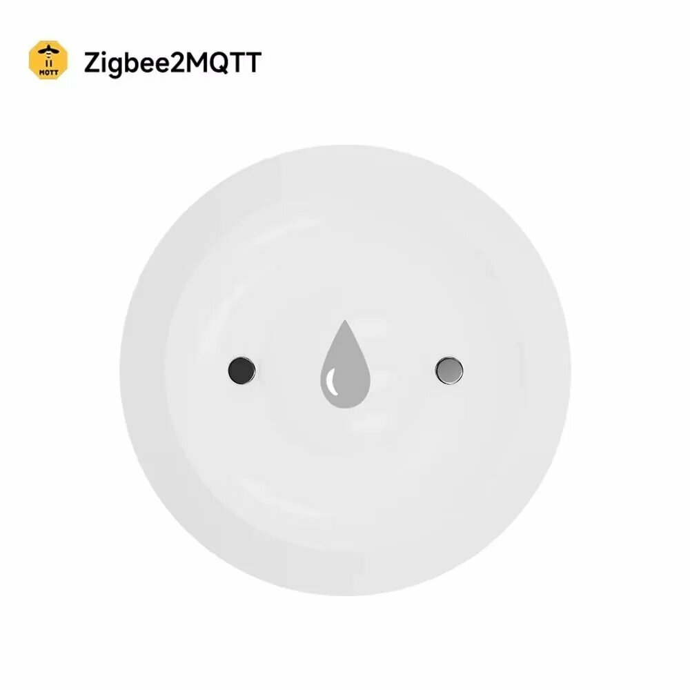 Датчик протечки воды Tuya Zigbee 3.0 — умная сигнализация, совместим с Z2MQTT и Home Assistant