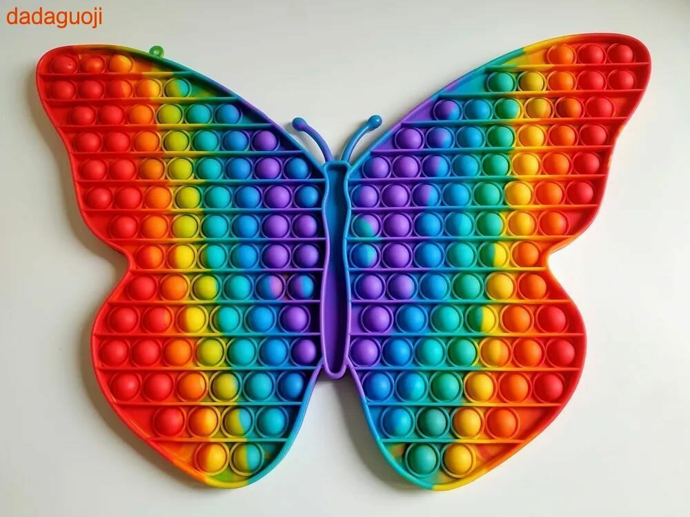Pop it - игрушка-антистресс, ПОП ИТ. Вечная пупырка, Игрушка Антистресс, Бабочка
