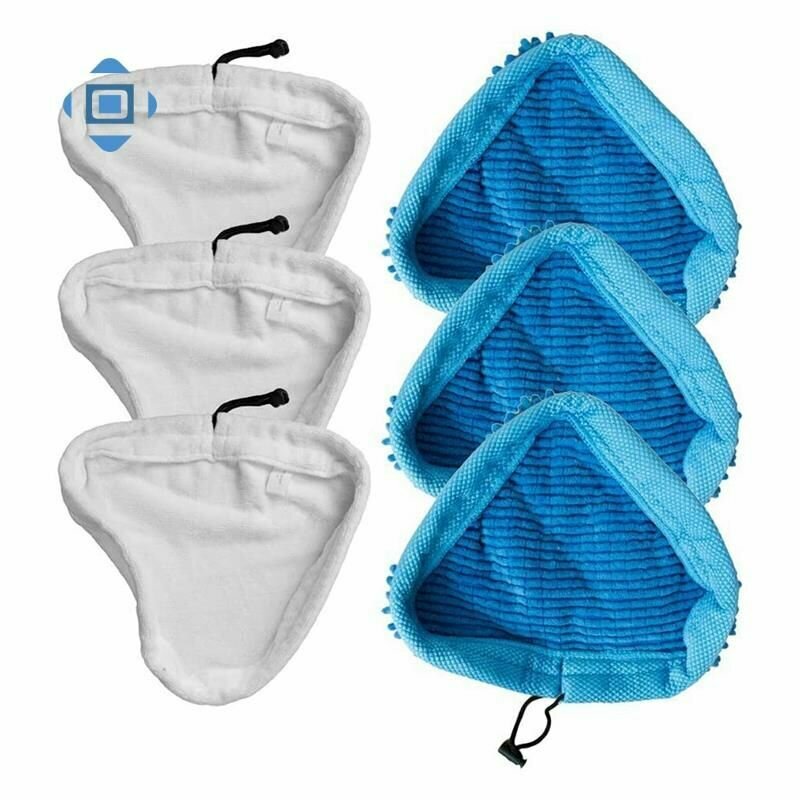 (WWIIMMP))Накладки совместим с паровой швабры из 6 шт. Vax S86--CC S7 HD H20X5 Vilelda STM01 Genie Neo подходят большинства паровых швабр