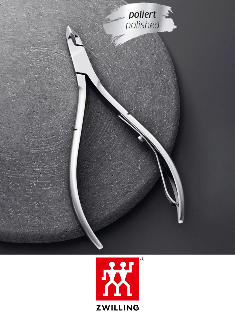 Кусачки ZWILLING Classic INOX, для кутикулы и ногтей, ручная заточка, серебристые