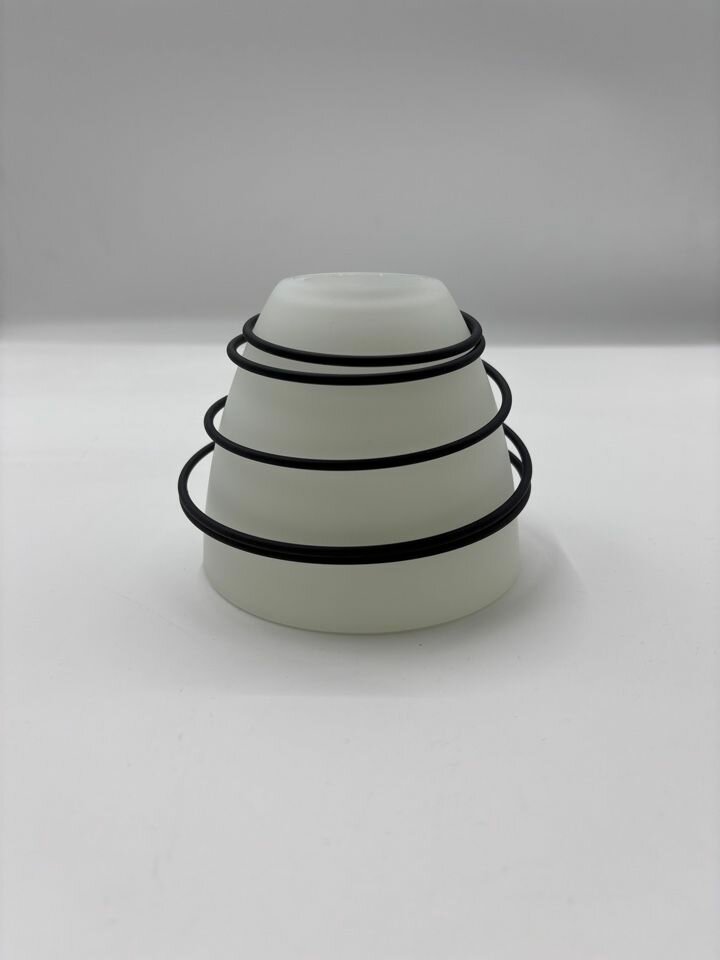 Набор плафонов- 3 шт, 2032-3, белый, E27, Посадочное место 3,5 см