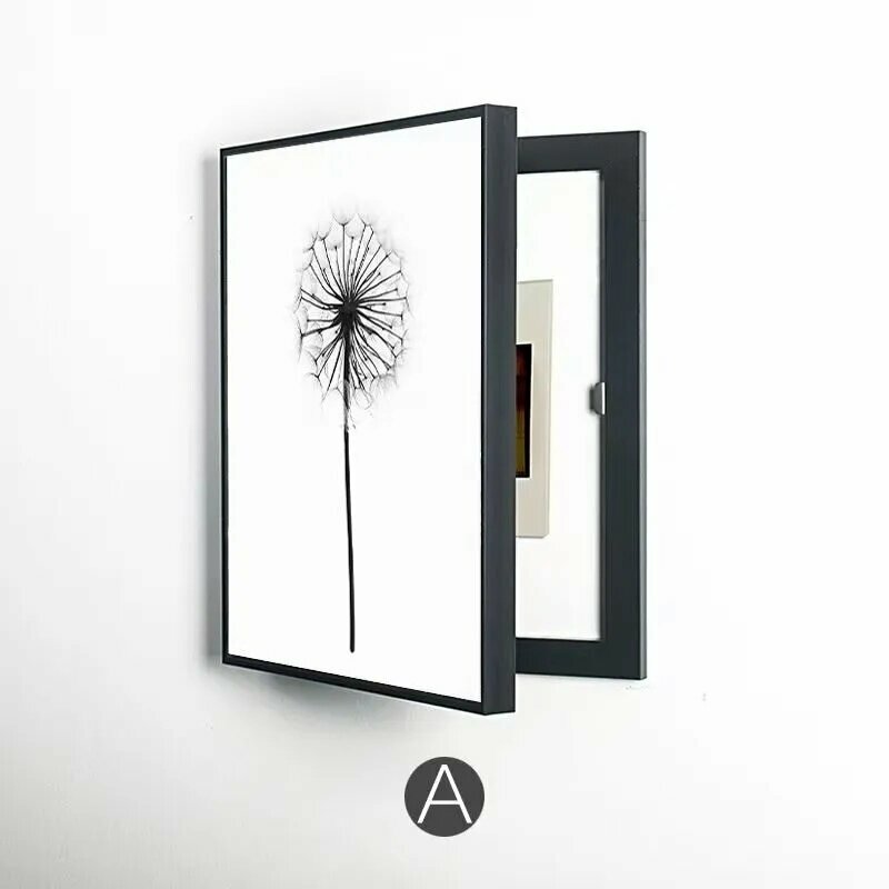 Крышка электросчетчика, внутренняя электрическая панель, скрытые картины, вертикальная секция, бесплатная штамповка, распределительная коробка для ресторана, 50*40 см