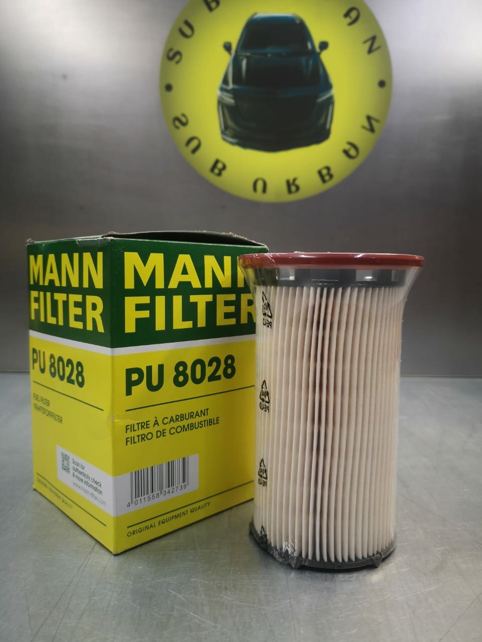 Фильтр топливный Фольксваген Гольф Кадди, Пассат Артеон, Ауди А3 Q3, Шкода Кодиаг Октавия Йети, MANN-FILTER PU8028