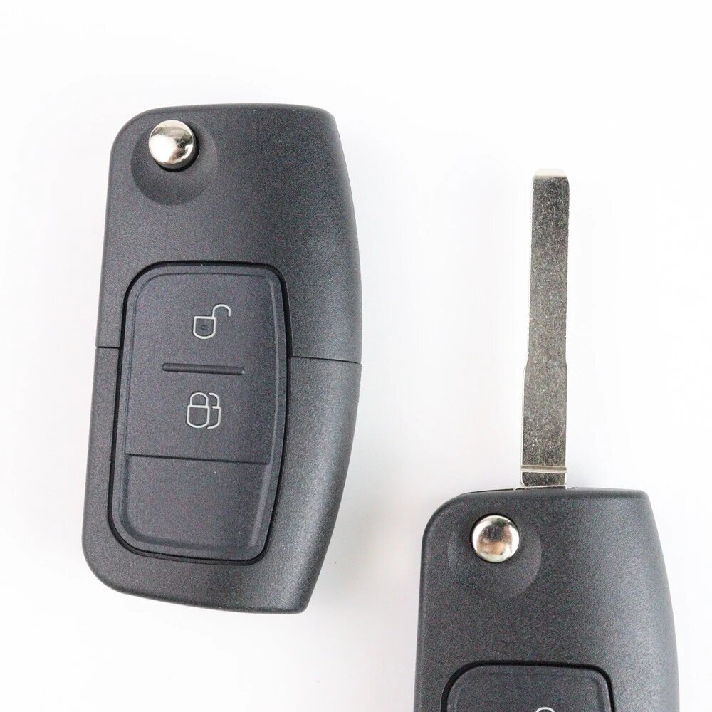 2/3 кнопки автомобильного брелока корпус для Ford Focus 2 3 MK2 Fiesta Mondeo Galaxy Falcon Territory Ecosport C-MAX 2BT shell- Hu101